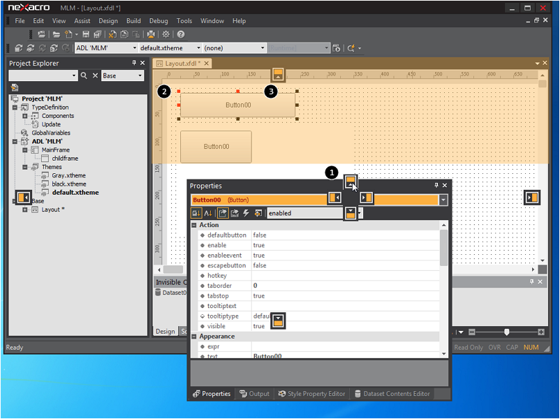 nexacro studioの構成