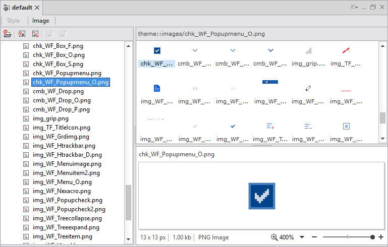 プロジェクトの編集|Theme, XCSS